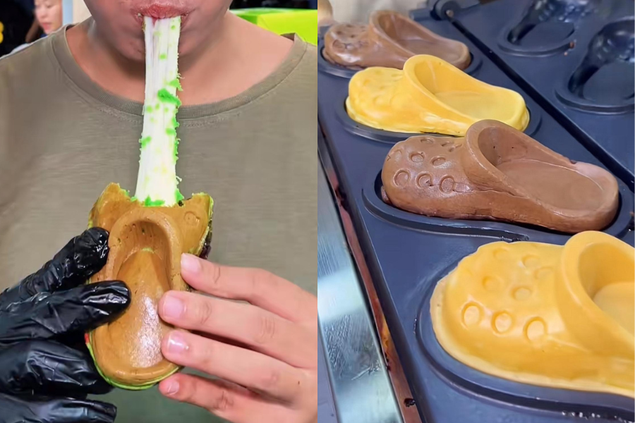 Waffle berbentuk kasut Crocs jadi kegilaan di China, sudah mula masuk ...