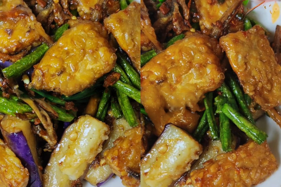 [V] Perut lapar tapi malas masak... Tempe goreng berapi mudah dibuat ...