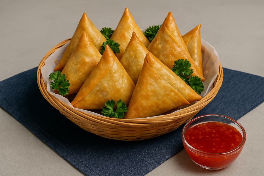 Cuba buat inti samosa campur keju mozzarella, anak-anak mesti suka ...