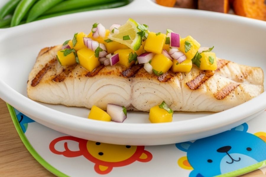 Ikan panggang salsa mangga menu lengkap nutrisi, doktor pun saran untuk ...