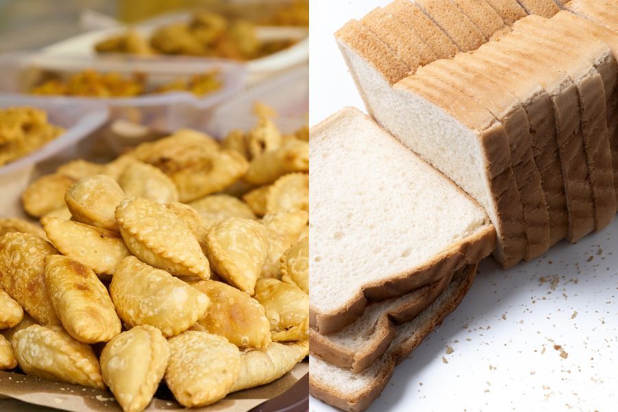 Tak payah penat-penat uli doh, roti putih pun sedap dibuat kulit ...