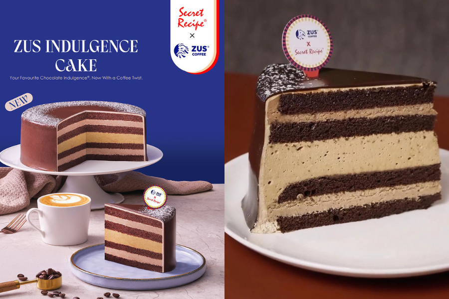 ZUS Indulgence Cake gabungan 2 rasa inovasi jenama tempatan - Menu ...