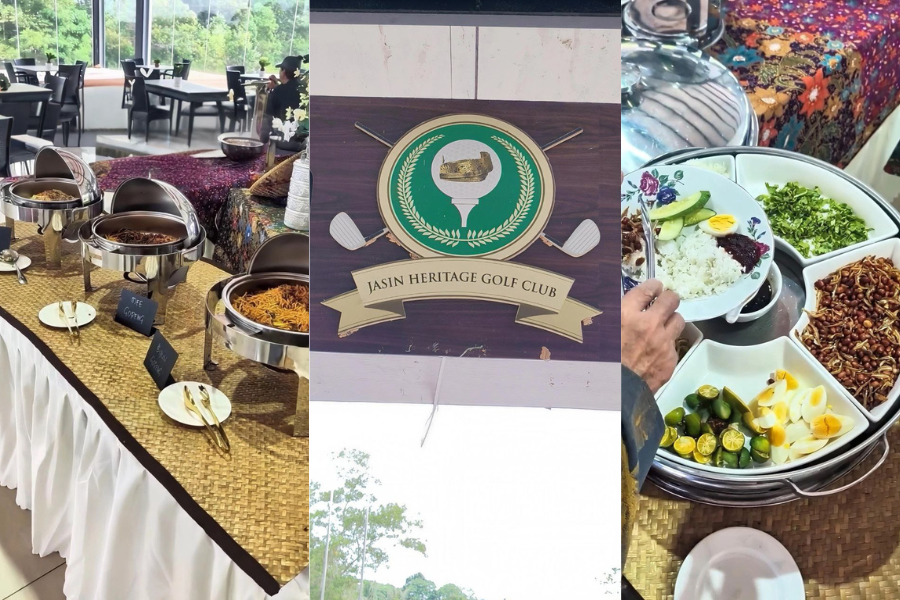 Port sarapan di Jasin ini memang berbaloi, hanya RM12.90 siap dapat ...