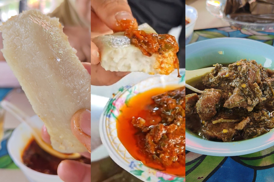 [V] Burasak dan lepat lui juadah Bugis ‘rare’… Cicah dengan rendang ...
