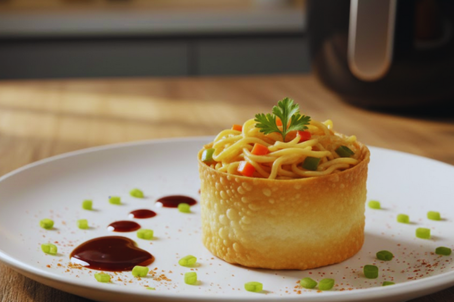 Mi cawan mini pikat hati si comel, snek kreatif hanya guna air fryer ...