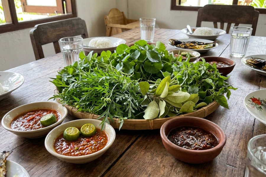 7 jenis ulam kampung padu makan dengan sambal belacan, 'power' untuk ...