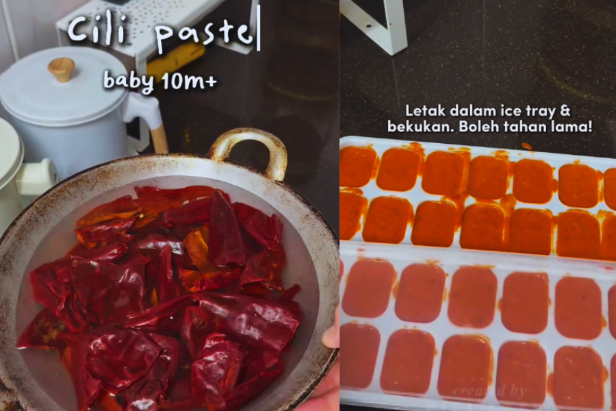 Cili yitu 'pedas manja' bantu latih deria rasa bayi... Buat pes lebih ...
