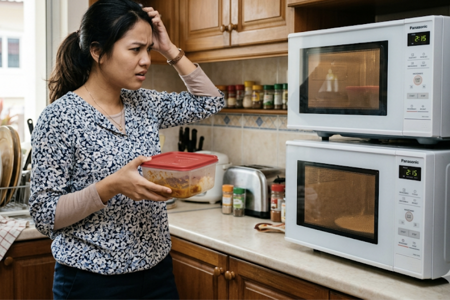 "Kena tutup ke tak?" - Wanita keliru cara betul guna microwave, rupanya ...